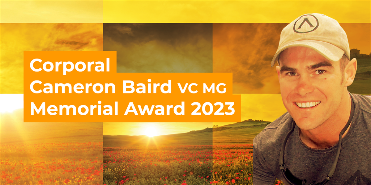 Nominations Open for Corporal Cameron Baird VC MG Memorial Award ...